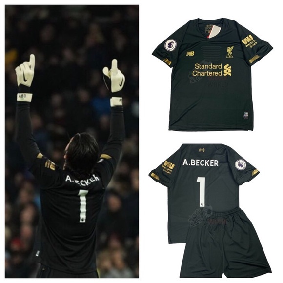 New Balance | Shirts & Tops | New A Becker 221 Liverpool Fc Gk Kids ...